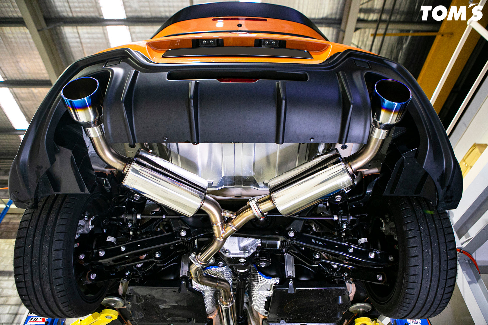 Toms Exhaust for GR86 Dual Tip Titanium Tip – toms racing australia