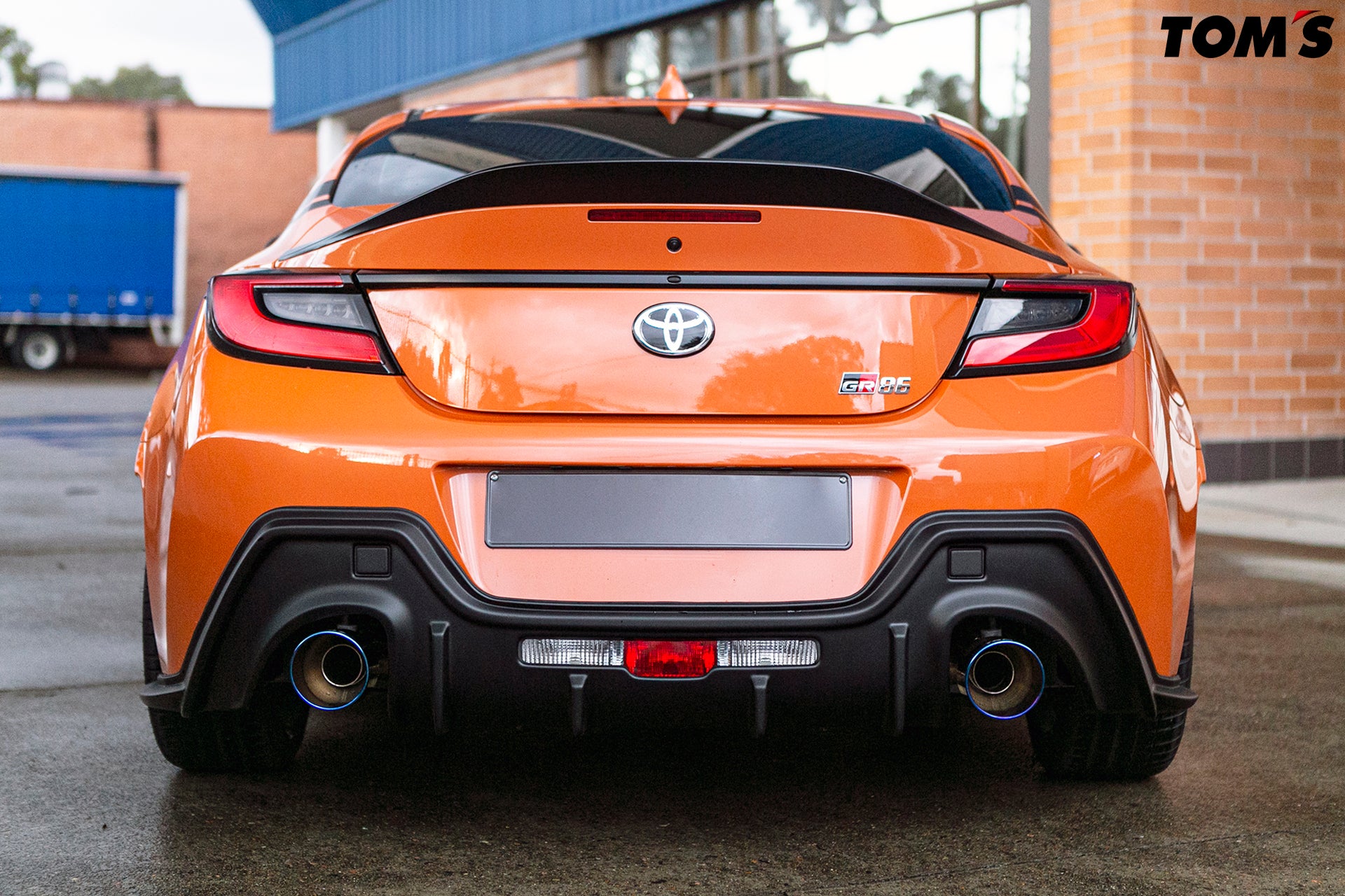 Toms Exhaust for GR86 Dual Tip Titanium Tip – toms racing australia