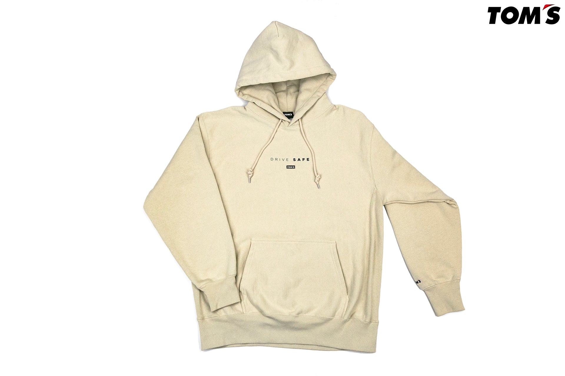 [Drive Safe] Toms Pull Over Beige Hoodie – toms racing australia