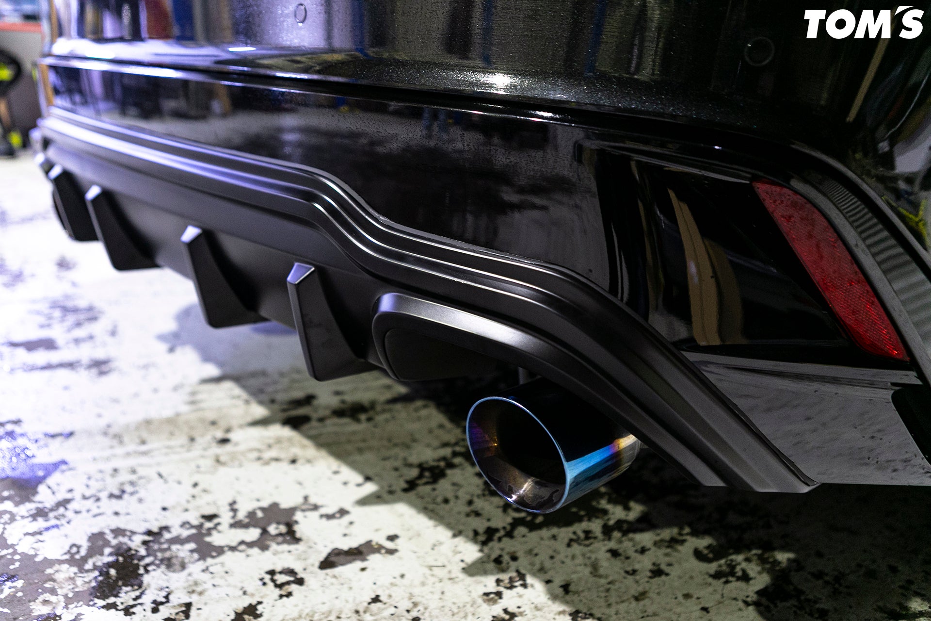 Lexus IS rear Diffuser – toms racing australia