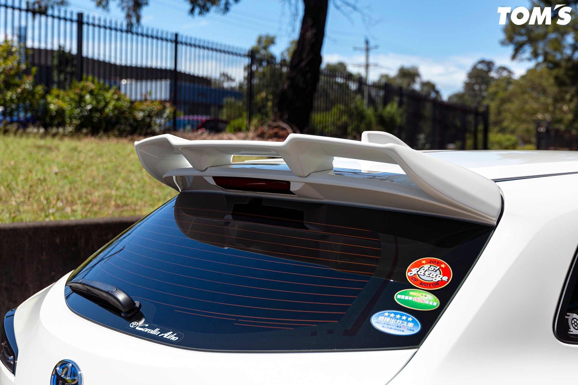 Corolla Touring (Wagon) rear Spoiler – toms racing australia