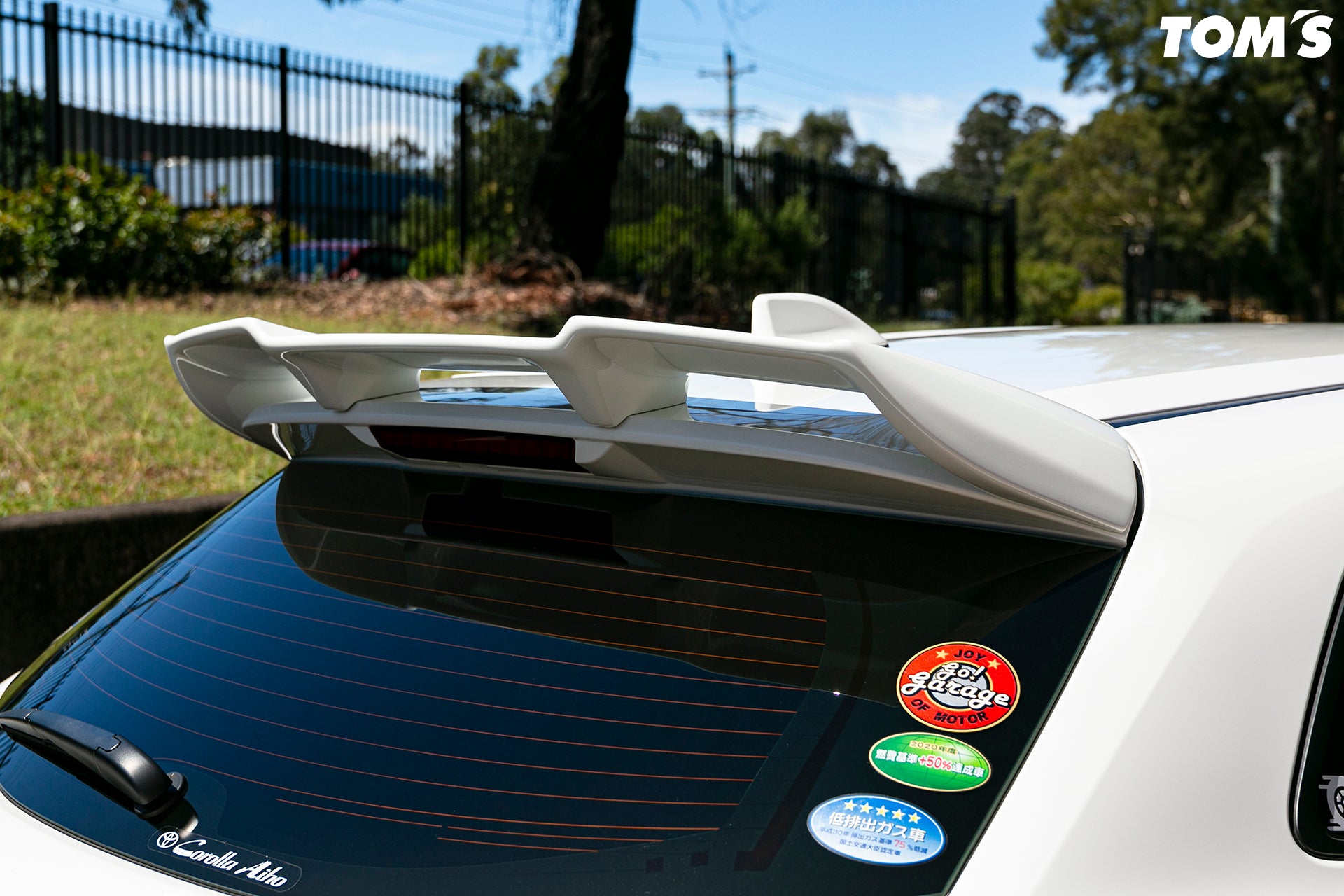 Corolla Touring (Wagon) rear Spoiler – toms racing australia