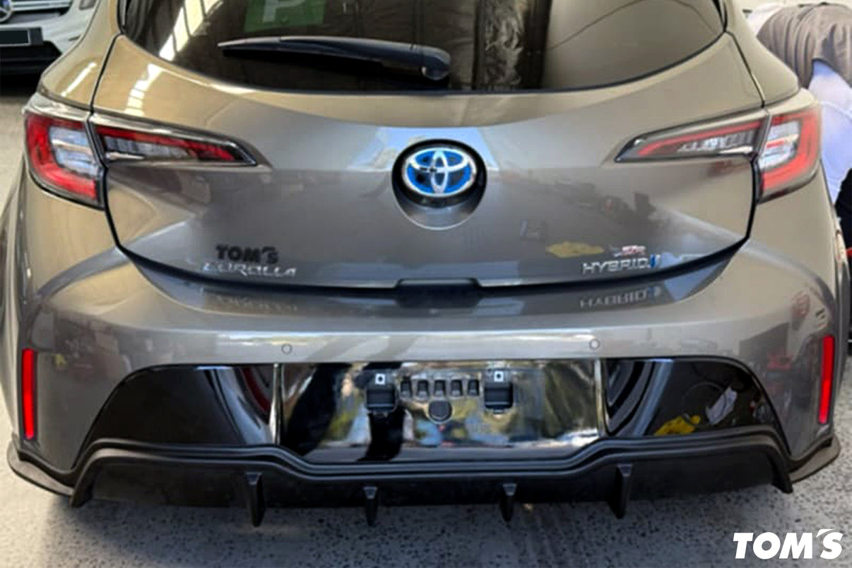 Toyota Corolla Rear Diffuser (Stock Exhaust) – toms racing australia