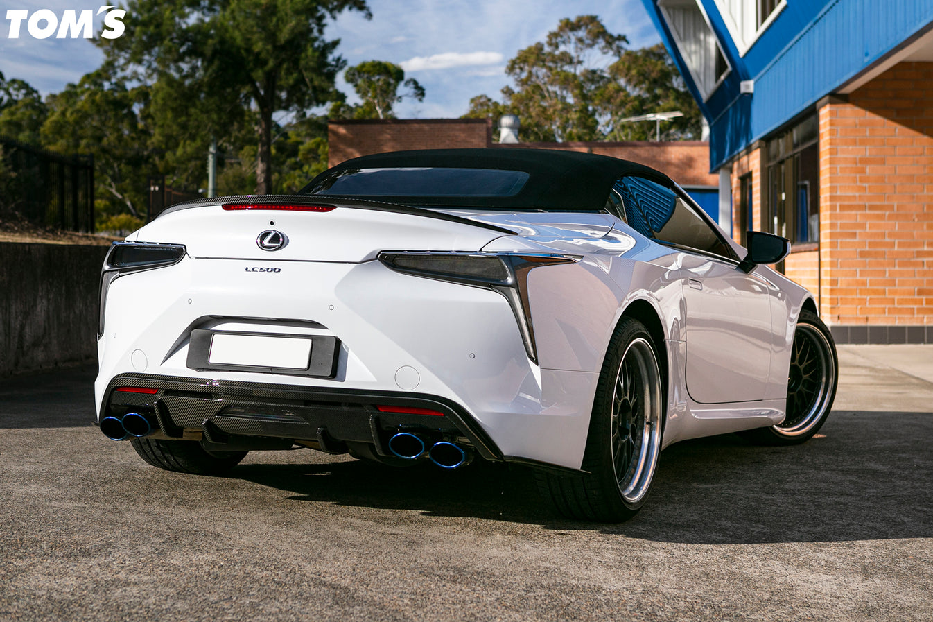 LC500 Convertible Rear Trunk Spoiler – toms racing australia