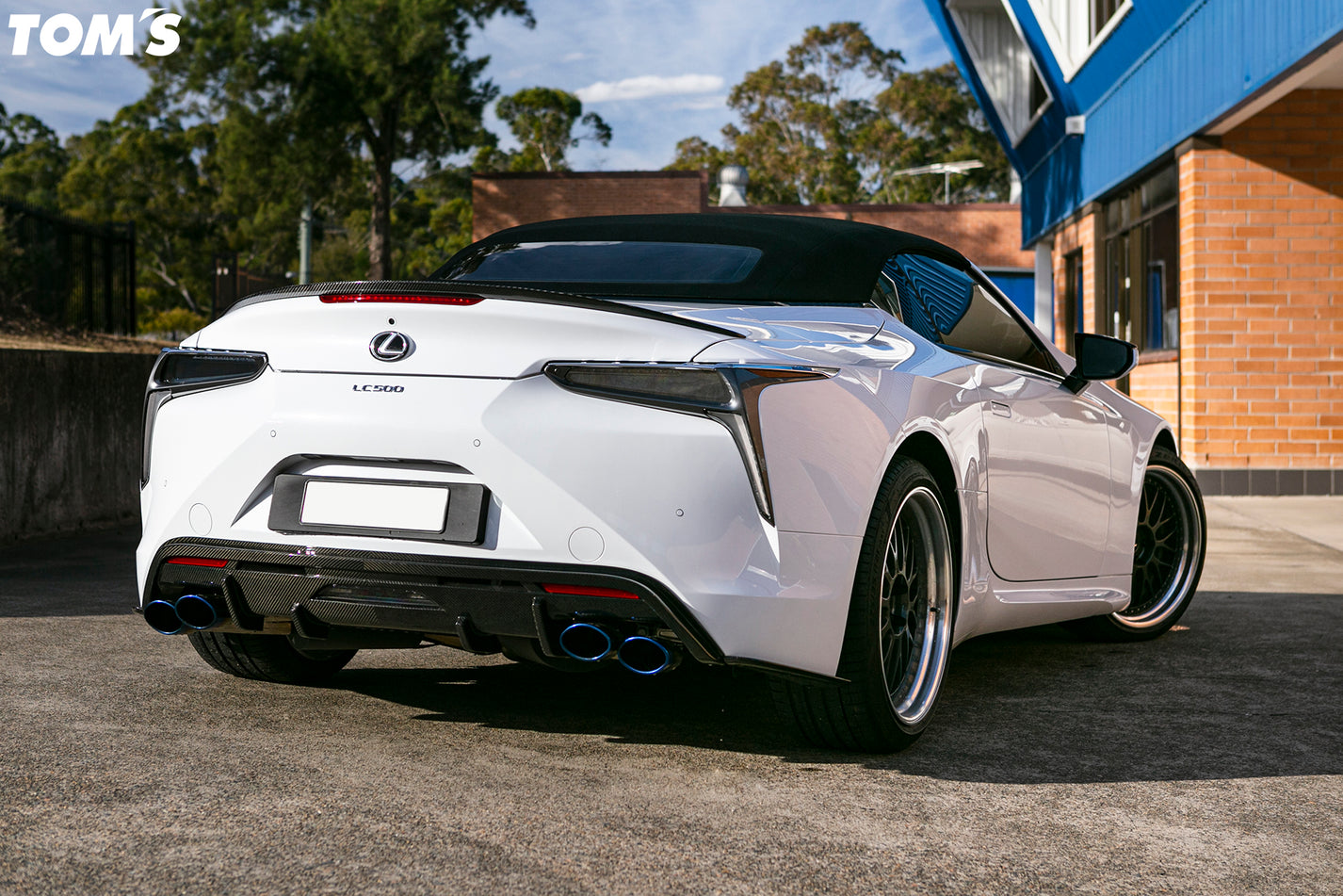 LC500 Convertible Rear Trunk Spoiler – toms racing australia
