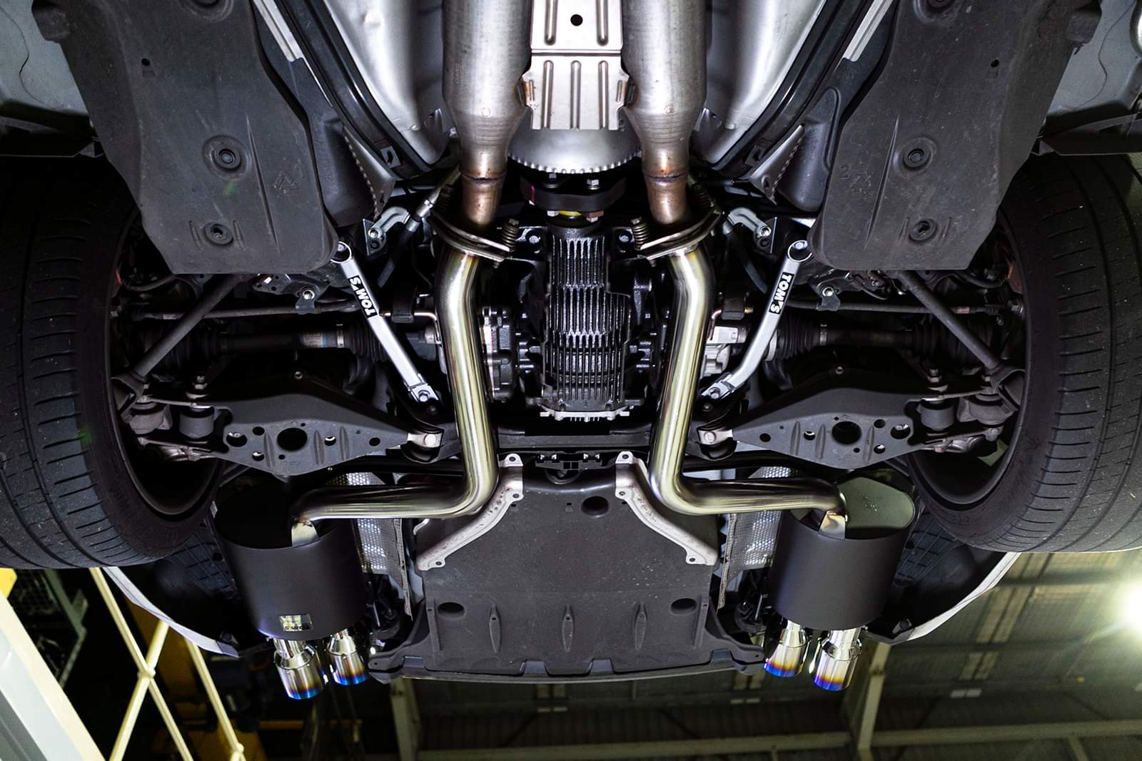 Toms Racing Stainless steel exhaust for Lexus RCF – toms racing australia
