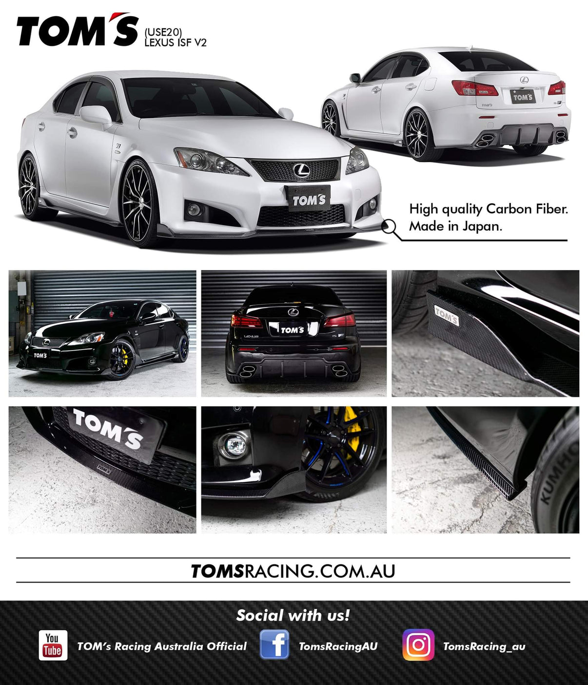 Lexus ISF V2 Full Kit – toms racing australia